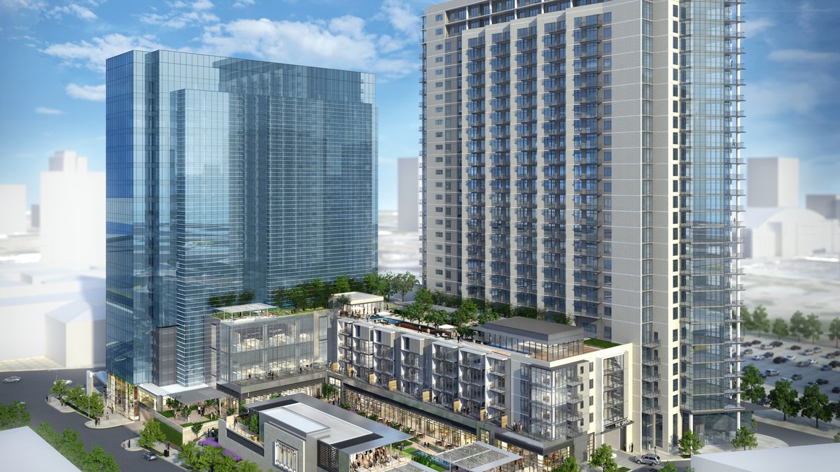 Construction crews escalate at The Union Dallas as $300M project goes ...