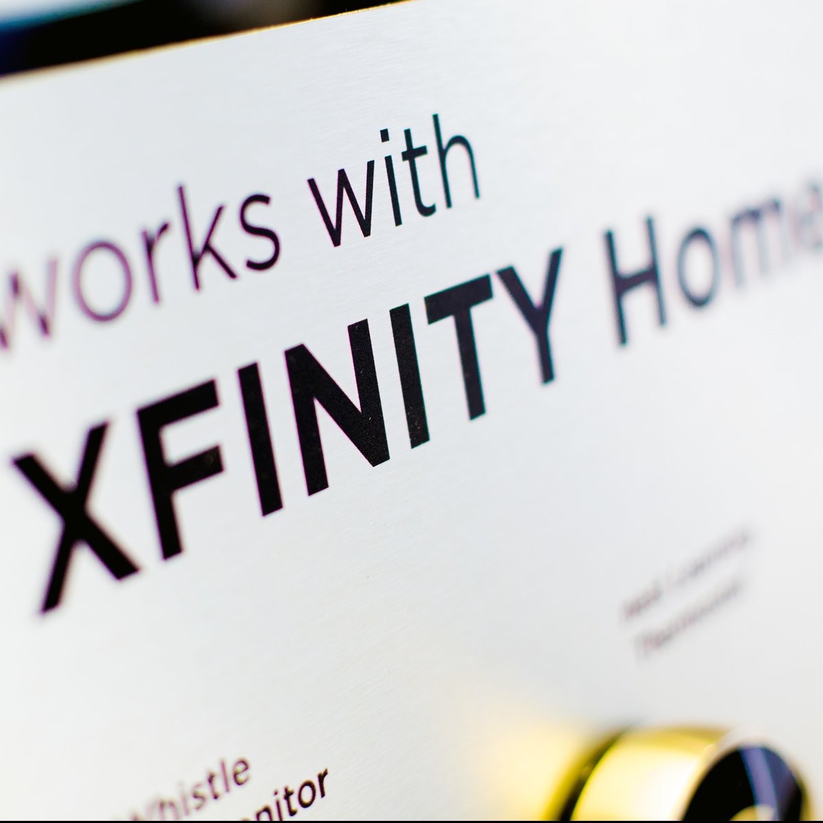 Xfinity Home Security Sign
