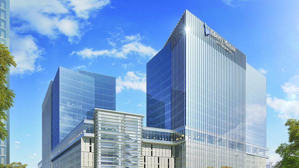 Liberty Mutual reaches milestone on $325M campus in Plano's Legacy West ...