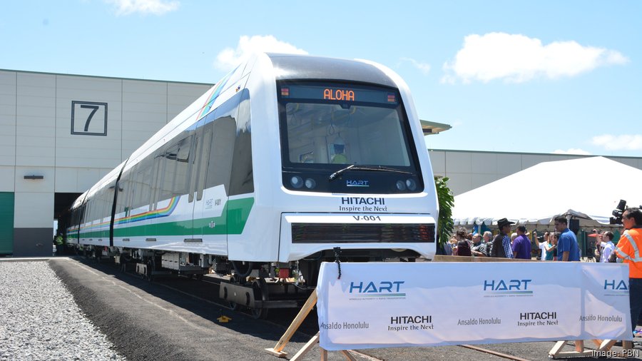 Honolulu Authority for Rapid Transportation unveils city's first rail ...