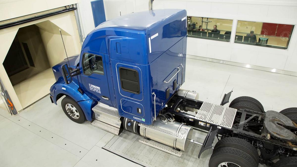 Paccar turns to new wind tunnel to develop more fuel-efficient trucks ...