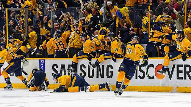 Preds make history twice over, tie series with Sharks - Nashville ...