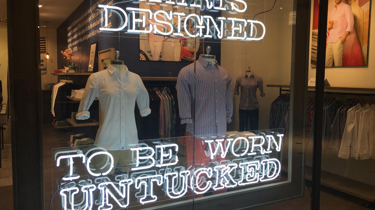 UNTUCKit will open Mall of America store this fall - New York Business ...