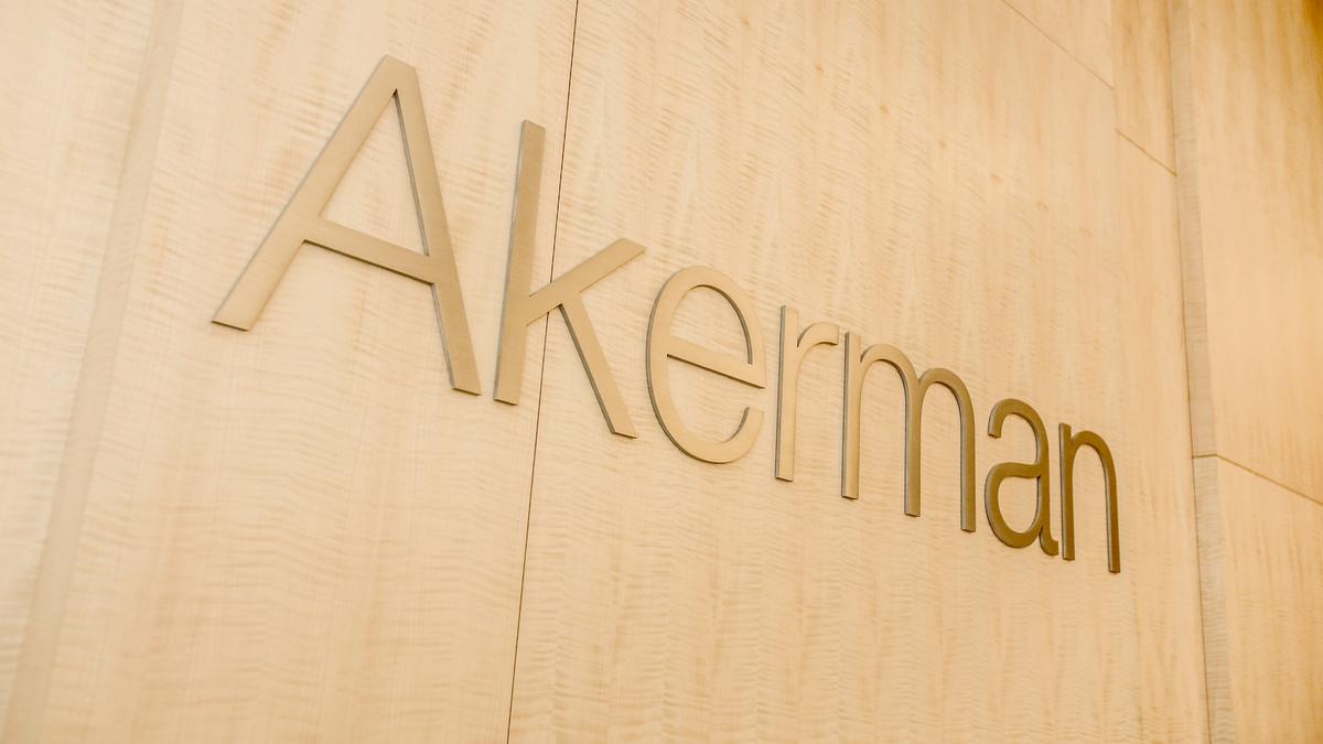 Meet Akerman LLP, a One Tampa Bay honoree - Tampa Bay Business Journal