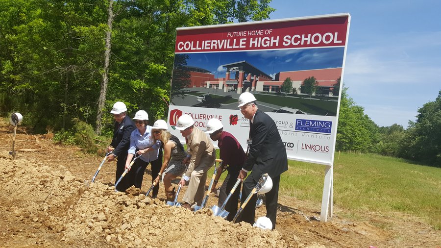 Collierville breaks ground on $99M high school - Memphis Business Journal
