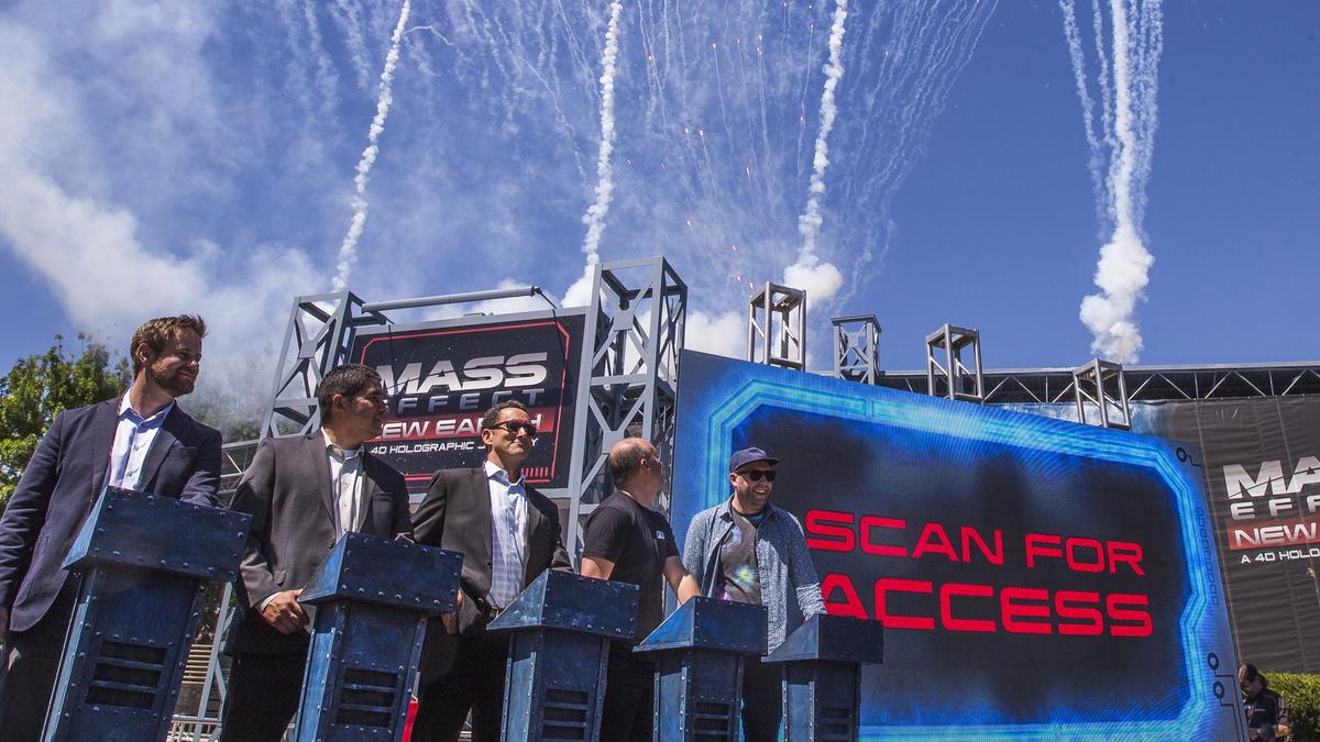 Great America shows off its new Mass Effect ride, in partnership with ...