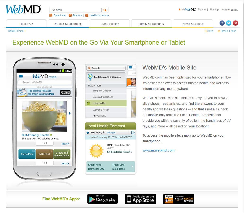 WebMD launches updated version of flagship app - New York Business Journal