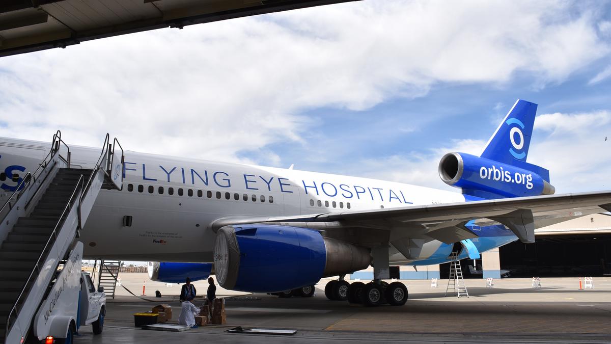 Orbis International's Flying Eye Hospital trains UC Davis specialists ...