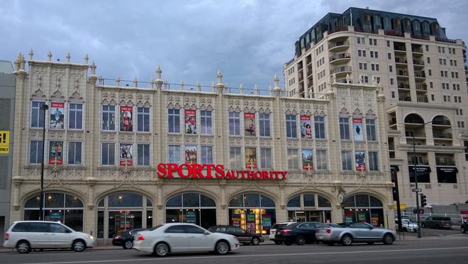 Site of planned 15-story apartment project next to Sports Castle ...